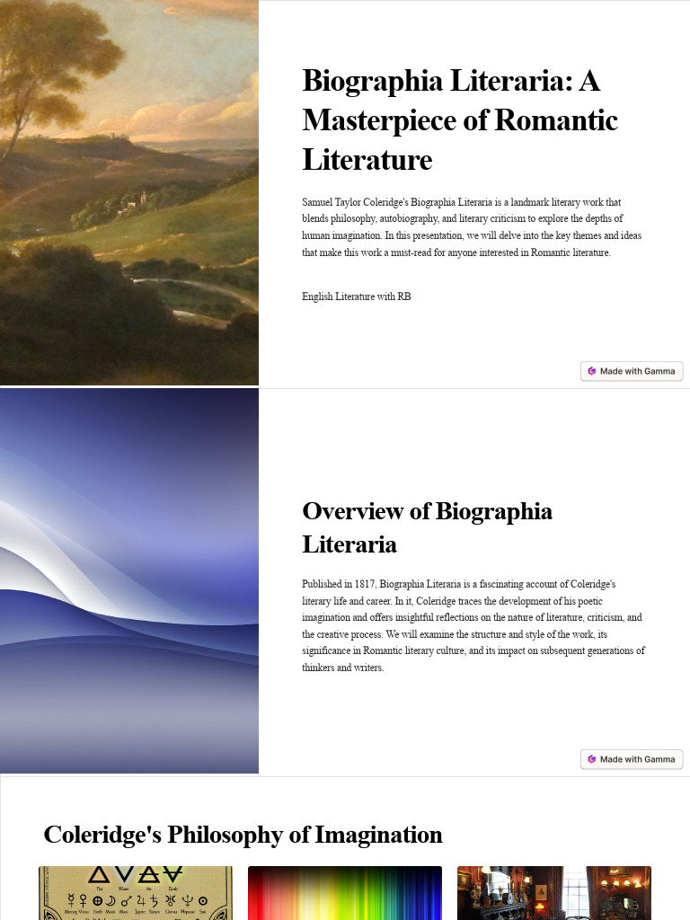 Biographia-Literaria-A-Masterpiece-of-Romantic-Literature | PDF ...