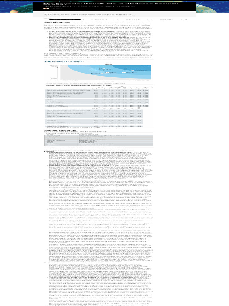 The Forrester Wave™: Cloud Workload Security, Q1 2024 | PDF | Cloud Computing | Vulnerability ...