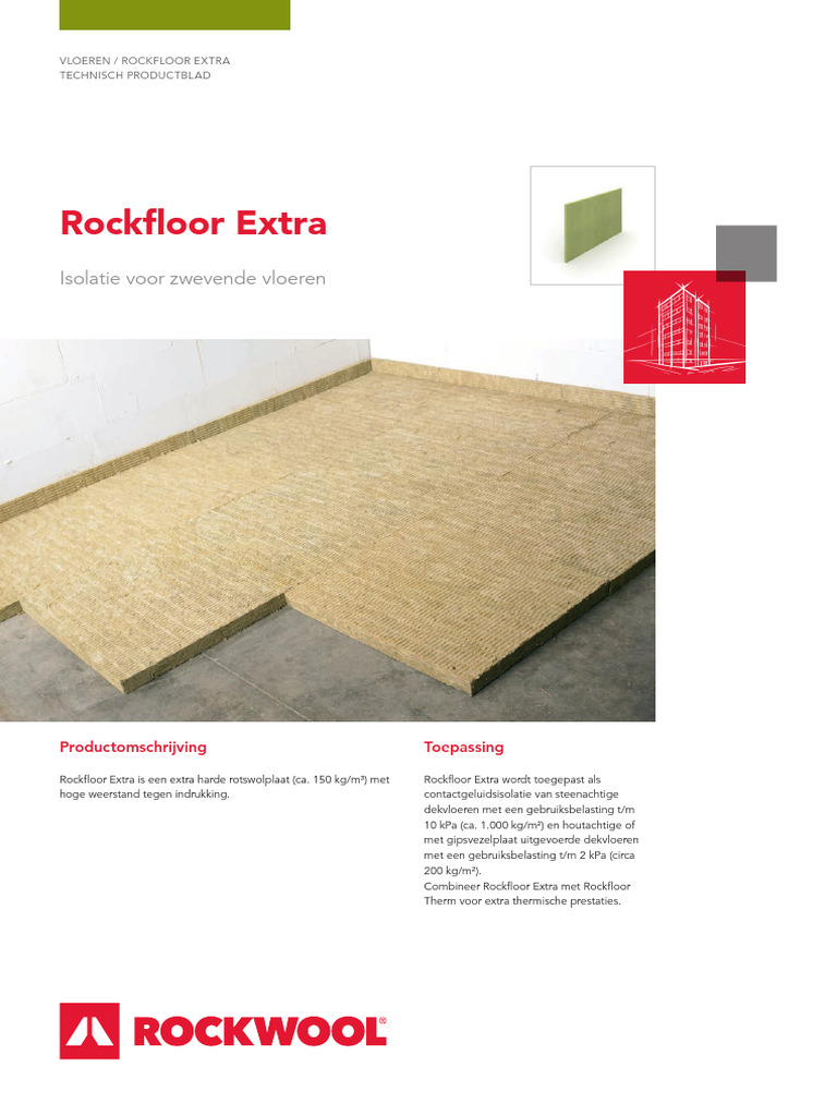 Technisch Productblad Rockfloor Extra VL | PDF