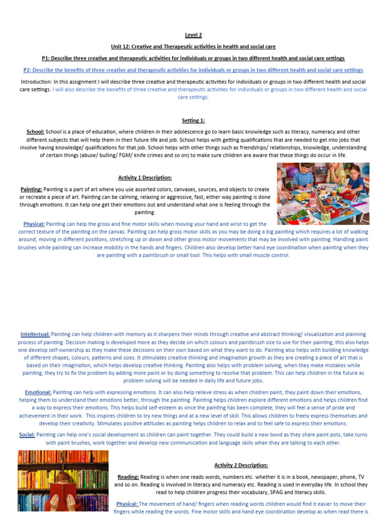 Unit 12 Assingment | PDF | Knitting | Thought