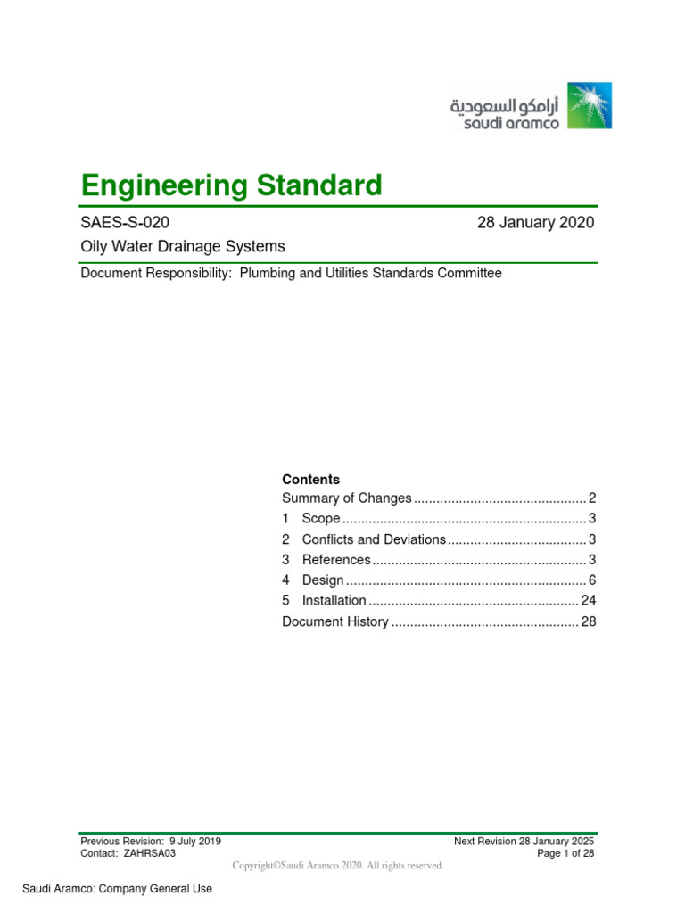 Saes S 020 | Download Free PDF | Storm Drain | Pipe (Fluid Conveyance)