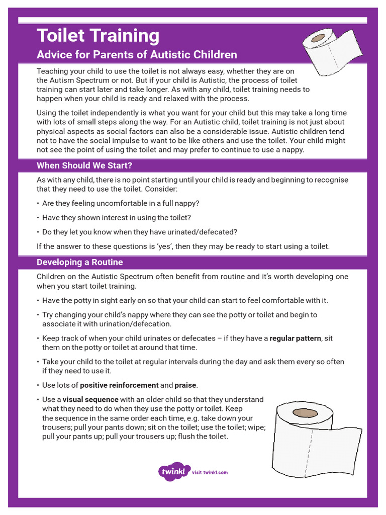 t2 T 1259 Toilet Training Autism Parent and Carer Information Sheet Ver ...