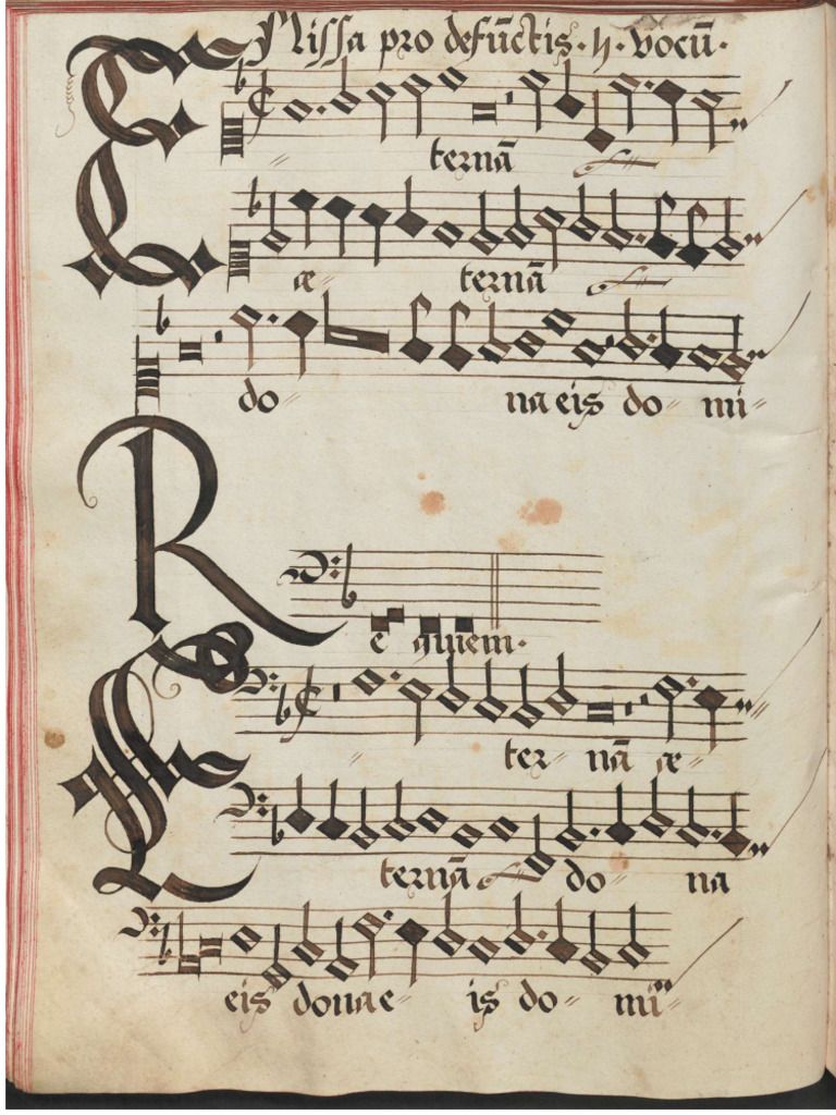 Missa Pro Defunctis (Orlando Di Lasso) | PDF