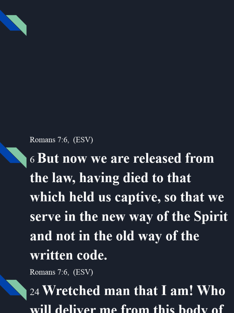 Romans 8 1-4 | PDF