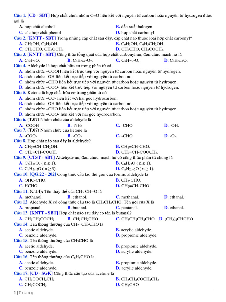 Carbonyl TN2 | PDF