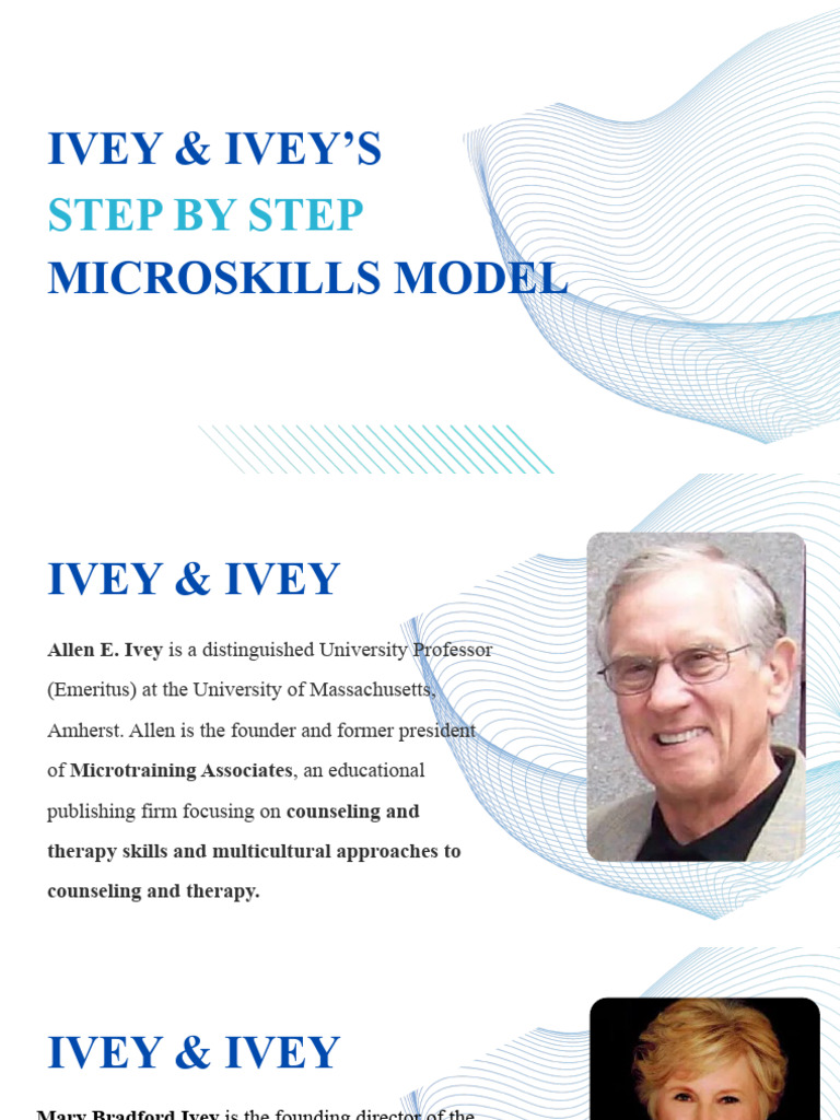 Ivey & Ivey Microskills Model | PDF | Psychotherapy | Psychological ...