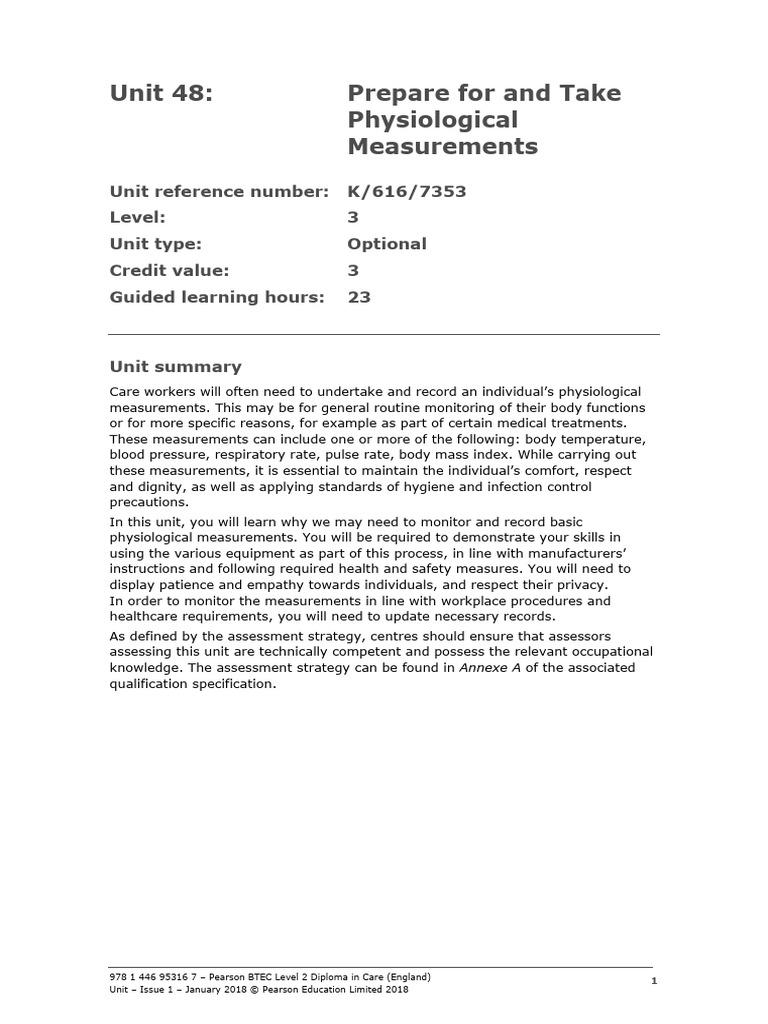 Importance of Physiological Measurements | PDF | Blood Pressure | Pulse