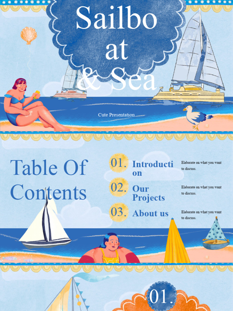 Sailboat and Sea | PDF | Water Transport | Ships