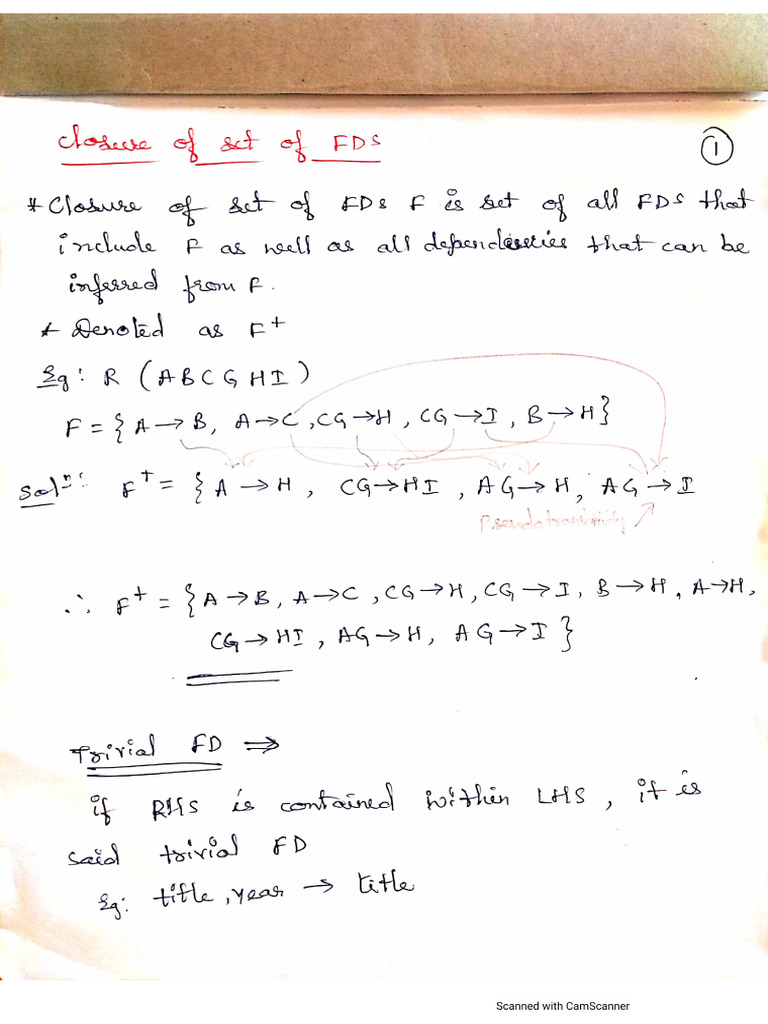 Dbms - FD Problems | PDF