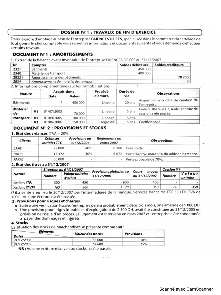 Sujet 1 | PDF