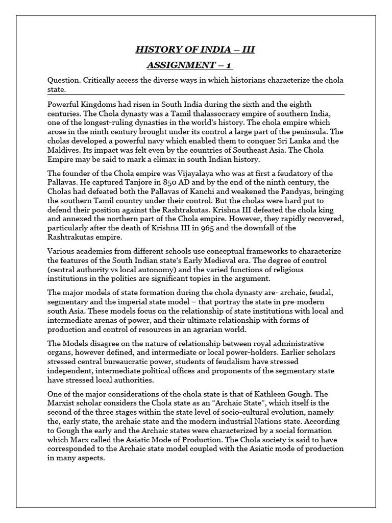 Early Medieval India Assignment | PDF