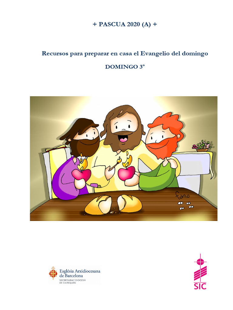 Pascua 3a Cast | PDF | eucaristía | Jesús