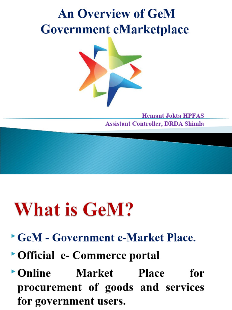 GeM Overview | PDF | Economies | Business