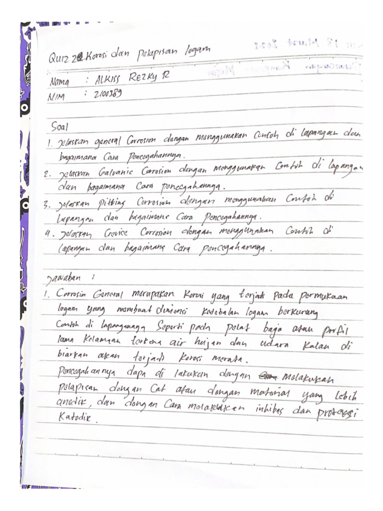 Alkiss Rezky R - Quiz 2 | PDF