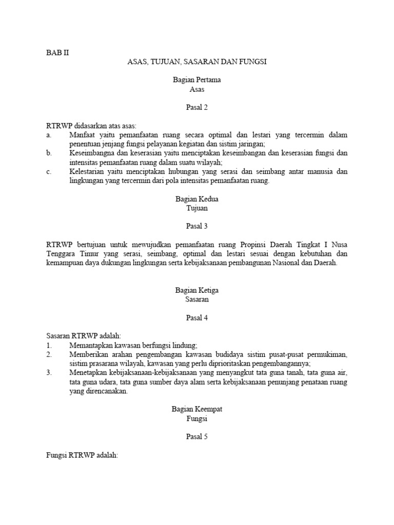 LEMBARAN DAERAH Bagian 3 Dari 10 Asas Dan Fungsi | PDF