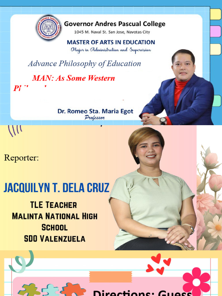 Advance Philosophy of Education REPORT. J. DELA CRUZ | PDF | Stoicism | Epictetus