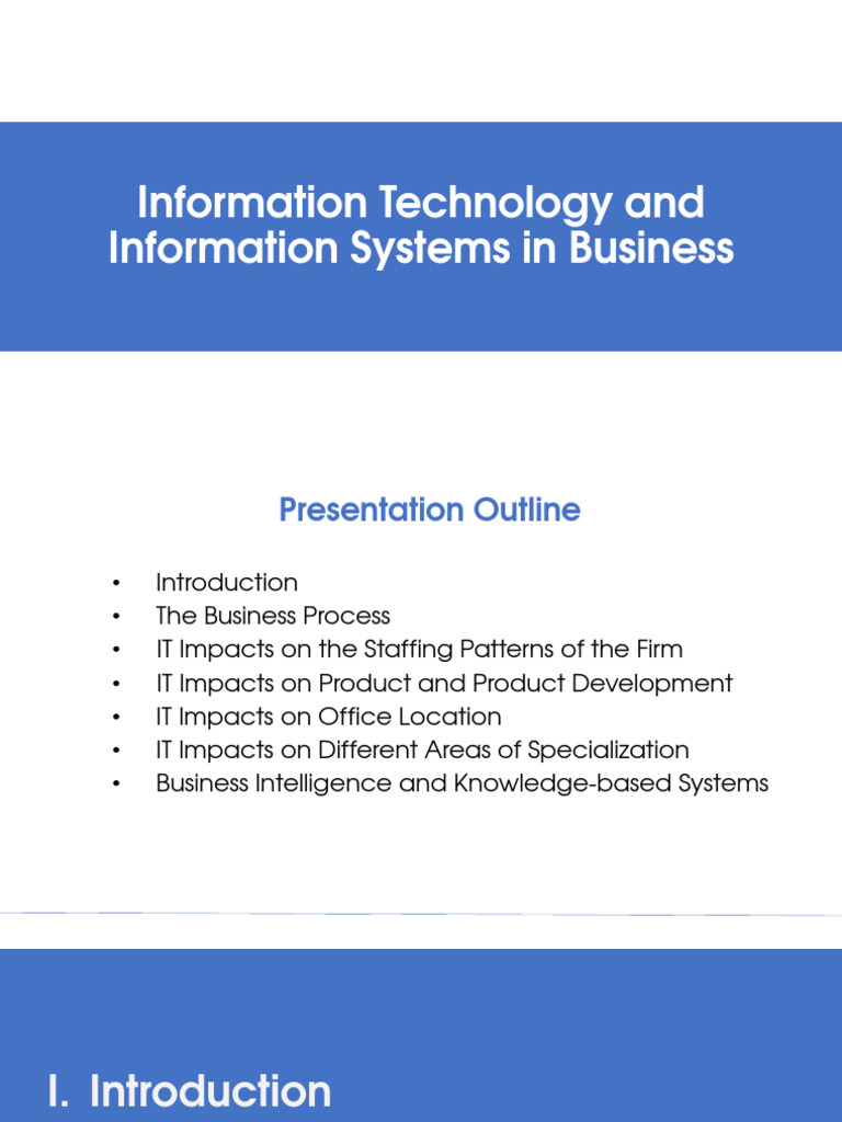 IT and Is in Business | PDF | Outsourcing | Computer Security