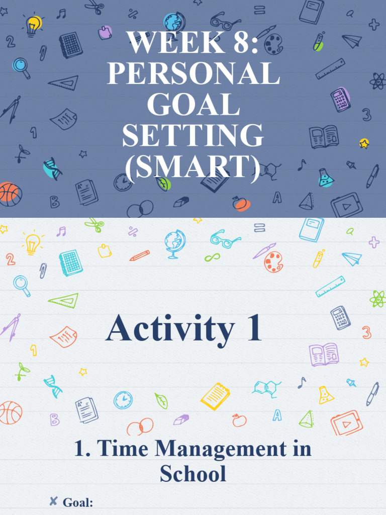 WEEK 8 Personal Goal Setting 2 | PDF | Healthy Diet | Goal