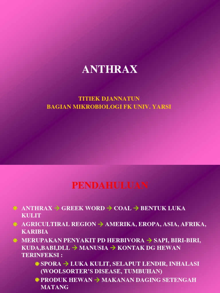 1.17. Anthrax | PDF