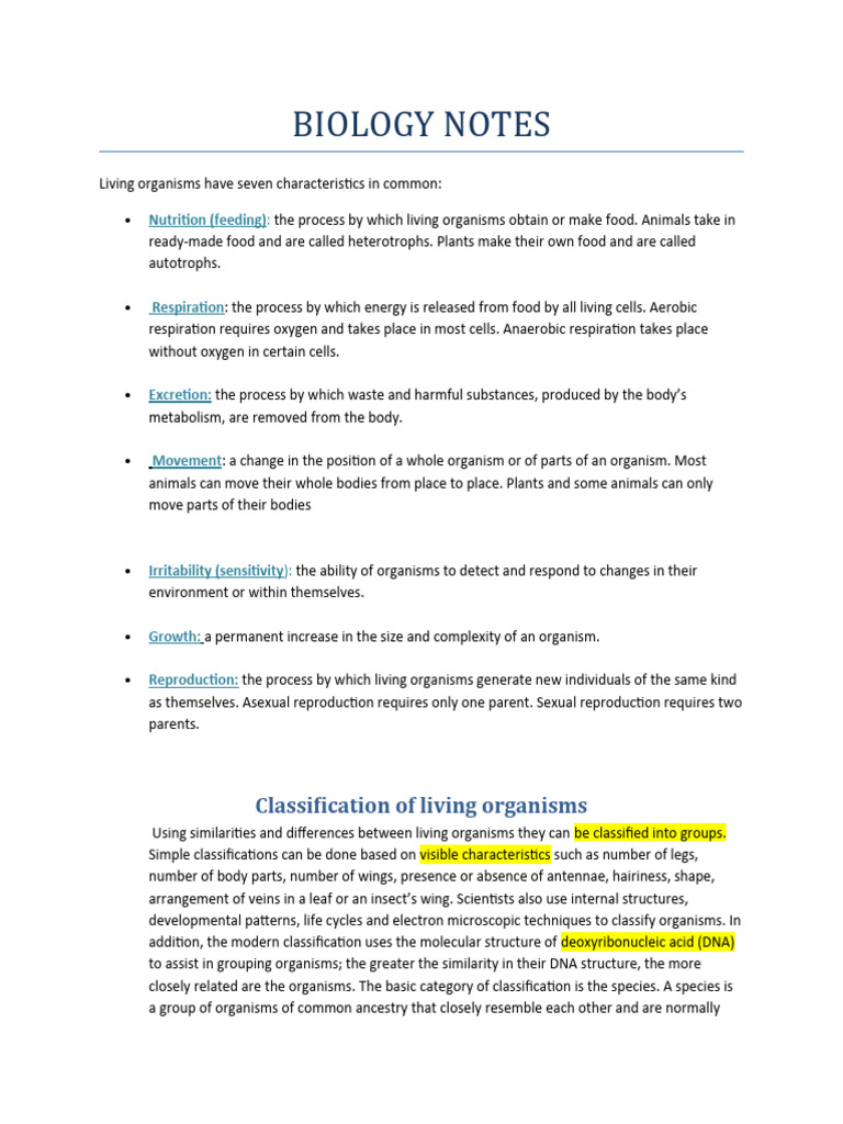 Biology Notes | Download Free PDF | Kidney | Testicle