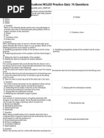 GCS NCLEX Quiz for Nursing Students | PDF | Traumatic Brain Injury | Coma