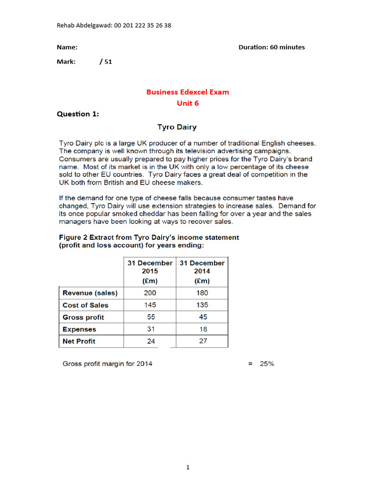 Business Oxford Unit 6 Exam | PDF | Business | Finance & Money Management