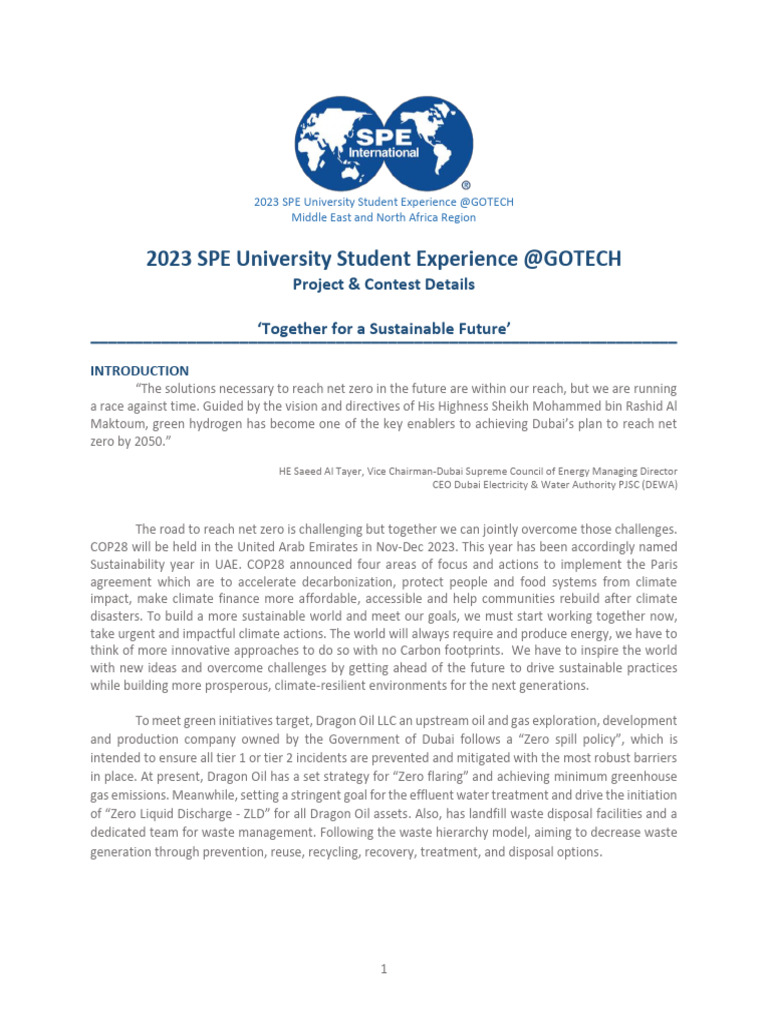 Auauau2023 SPE GOTECH University Programme Experience at GOTECH ...