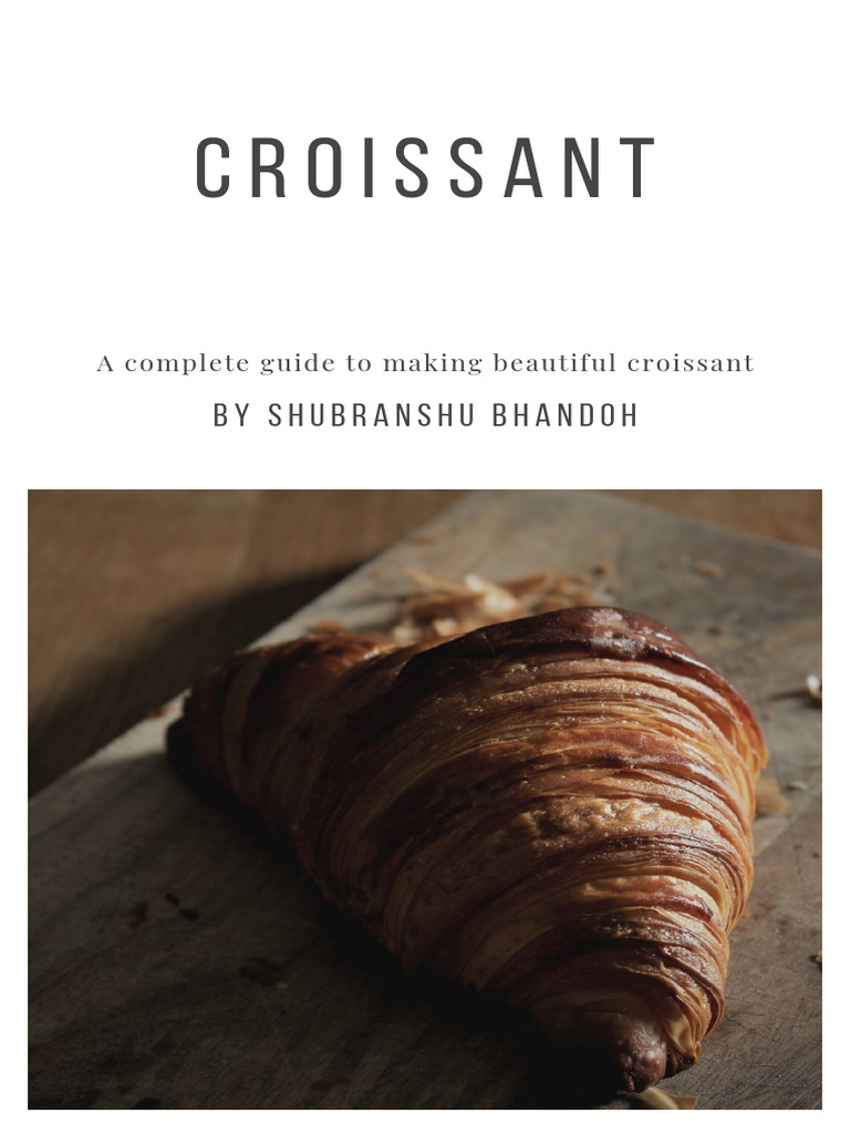 Croissant PDF | PDF | Dough | Butter