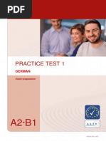 TELC-B1-Modelltest en | PDF