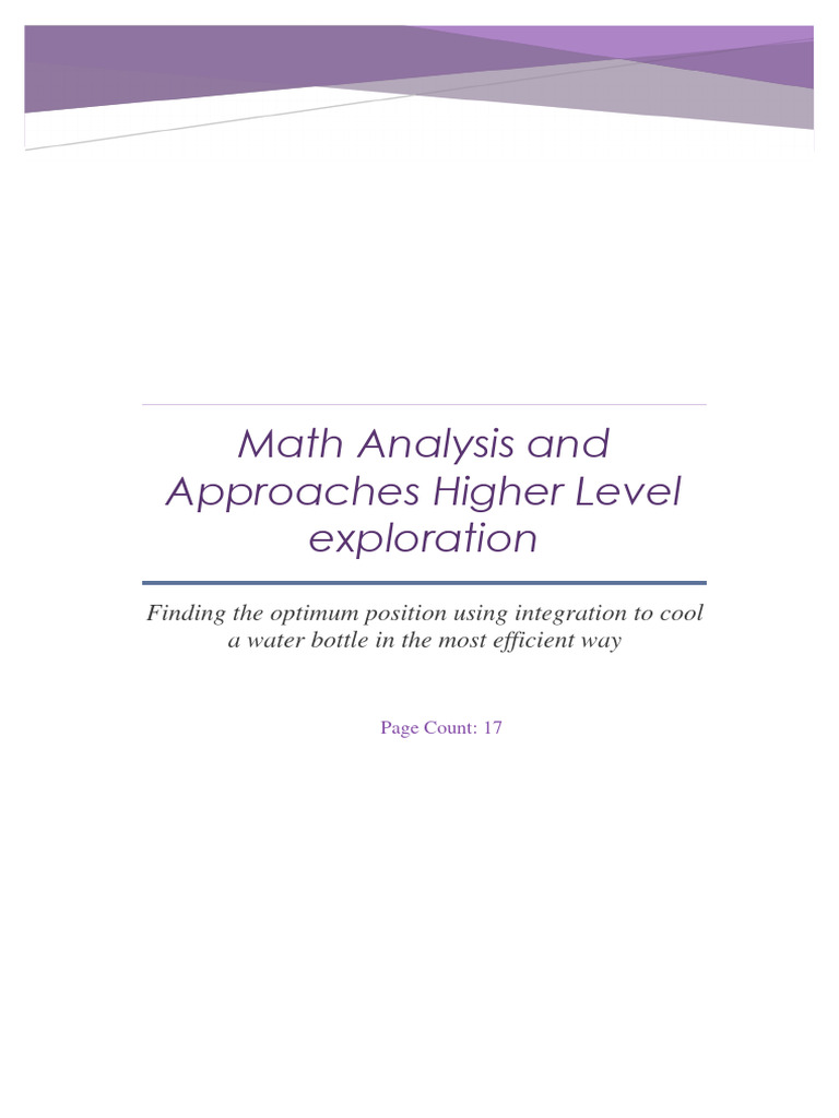 Math Internal Assessment - Aditi Bohara | PDF | Area | Mathematics