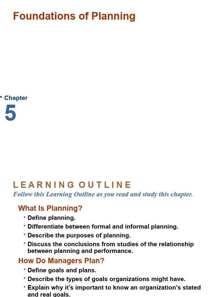 Chapter 4 PL | PDF | Goal | Goal Setting