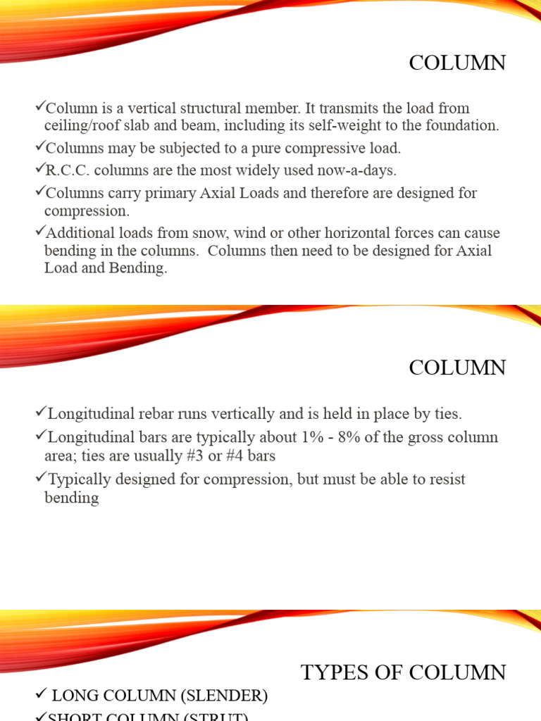 Slender Columns (Theory) | PDF | Buckling | Column