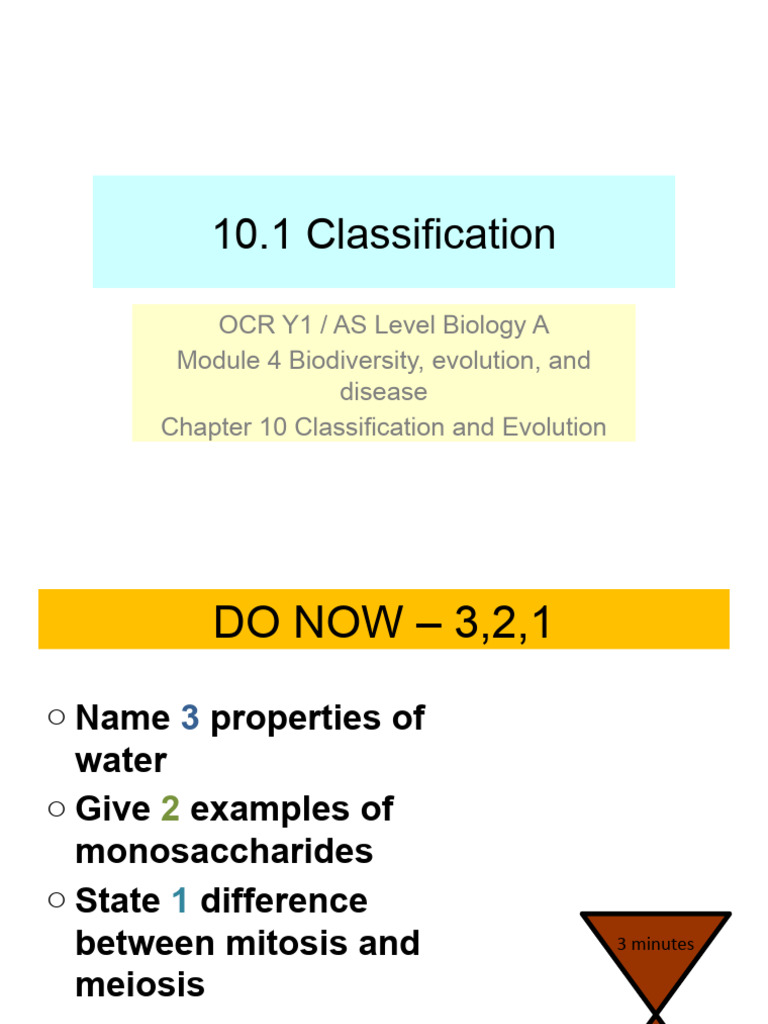Chapter 10 - Classification and Evolution | PDF | Evolution | Student's ...