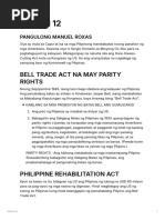 Bell Trade Act | PDF