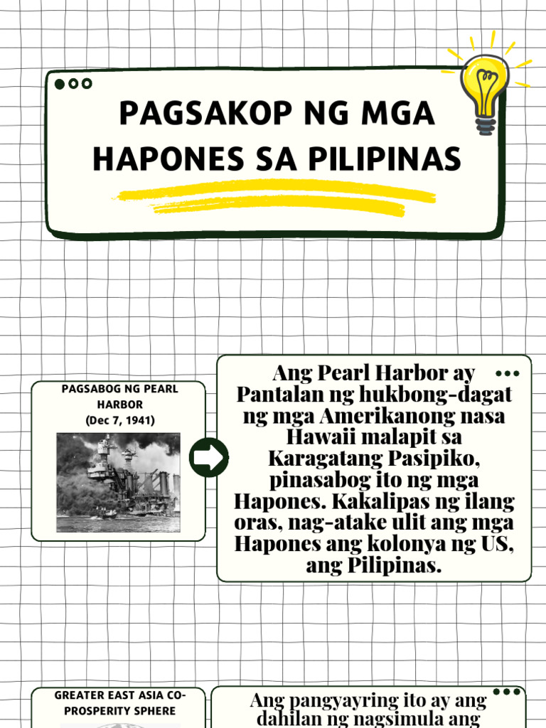 Pagsasakop NG Mga Hapones Sa Pilipinas | PDF