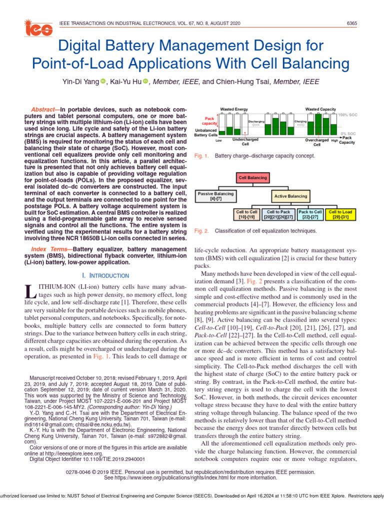 Digital Battery Management Design For Point-Of-Load Applications With ...