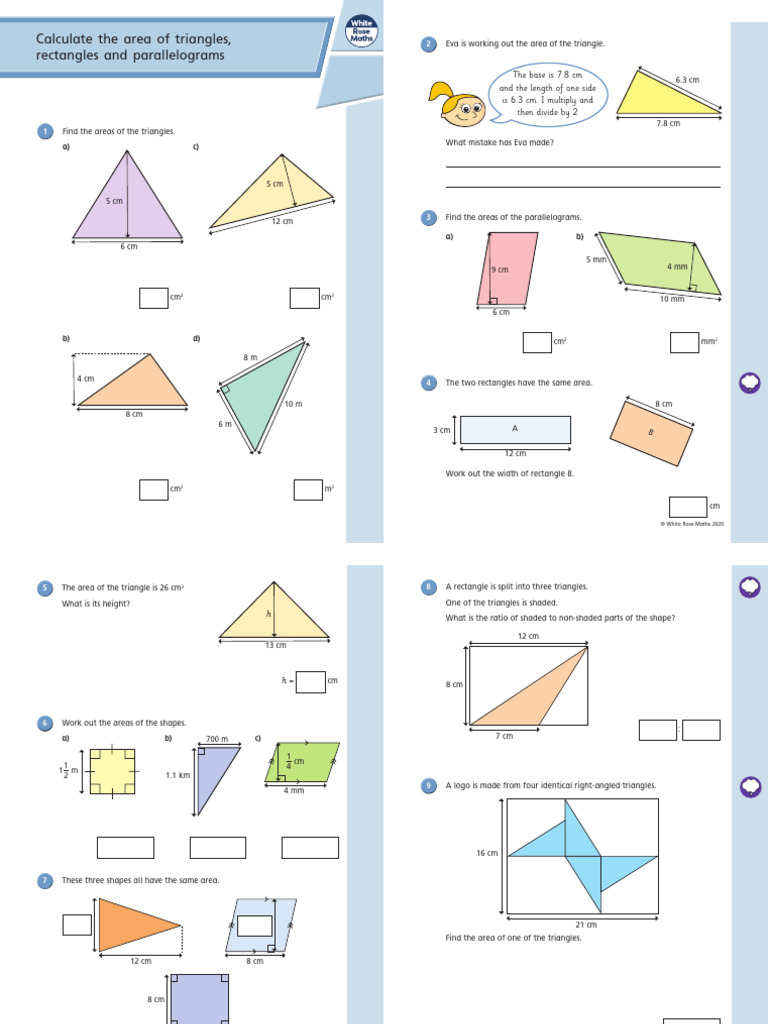 Latihan Soal Steve-1-2 | PDF | Area | Rectangle