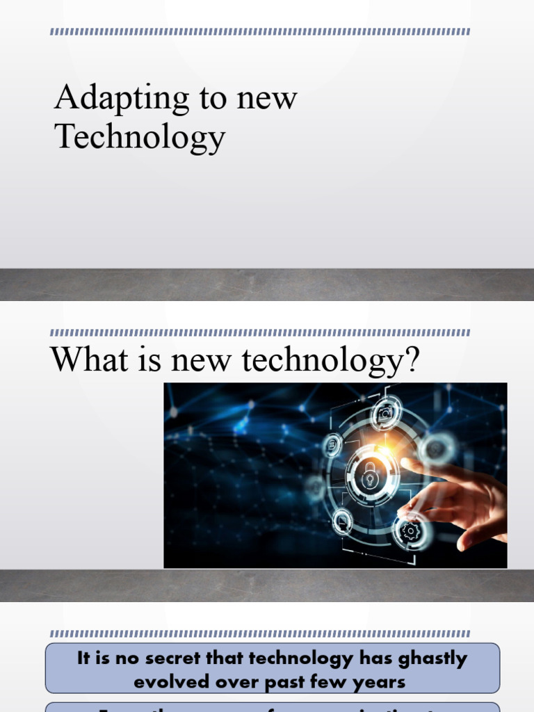 Adapting To New Technology | PDF | Popular Culture & Media Studies | Social Media