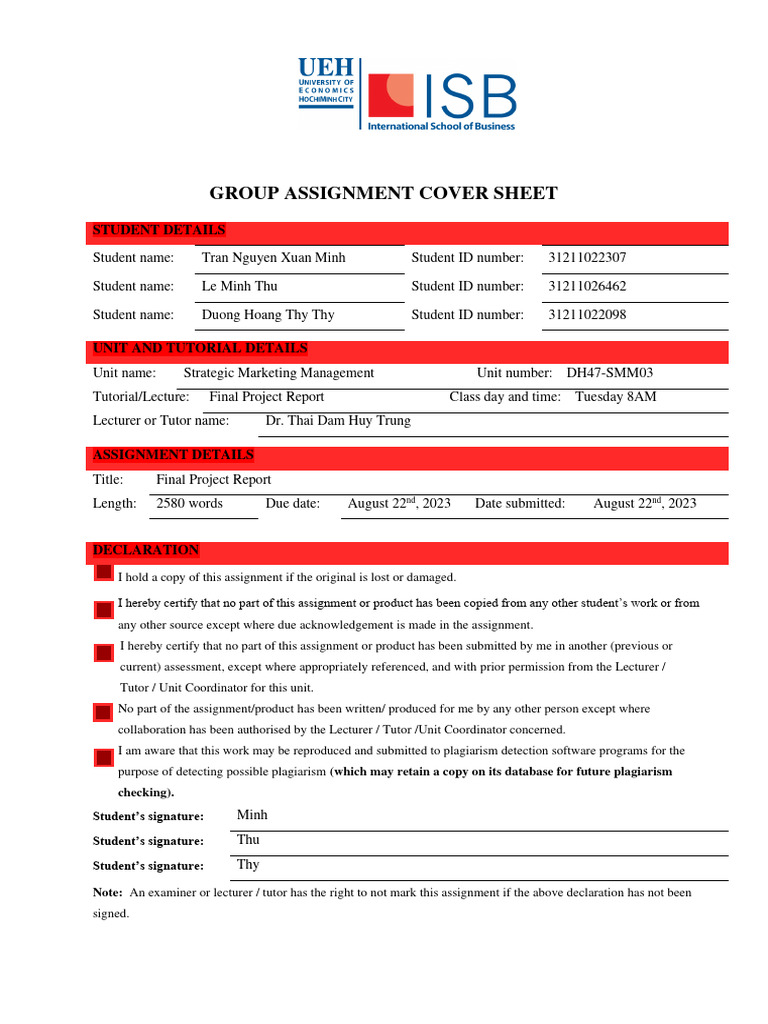 SMM3-Group-9-Thorakao | PDF | Brand | Retail