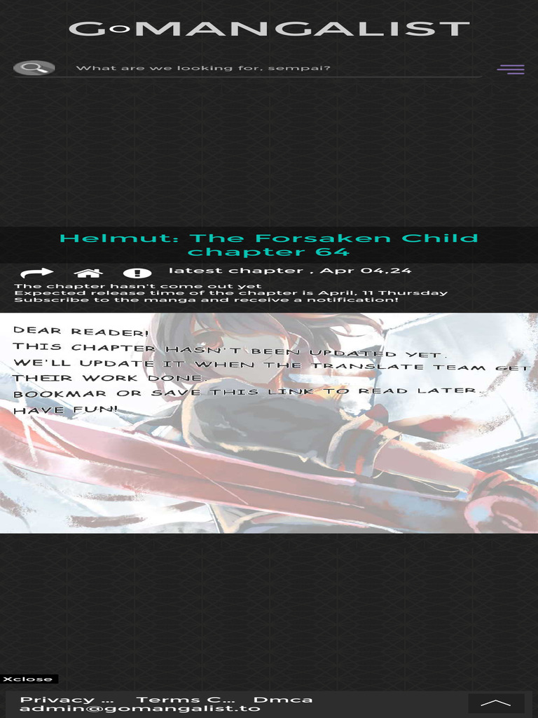 Helmut The Forsaken Child Chapter 64 - Gomangalist | PDF | General Fiction