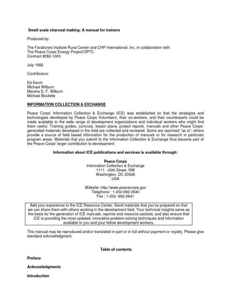 T0022_Small-Scale-Charcoal-Making | PDF | Fires | Senses