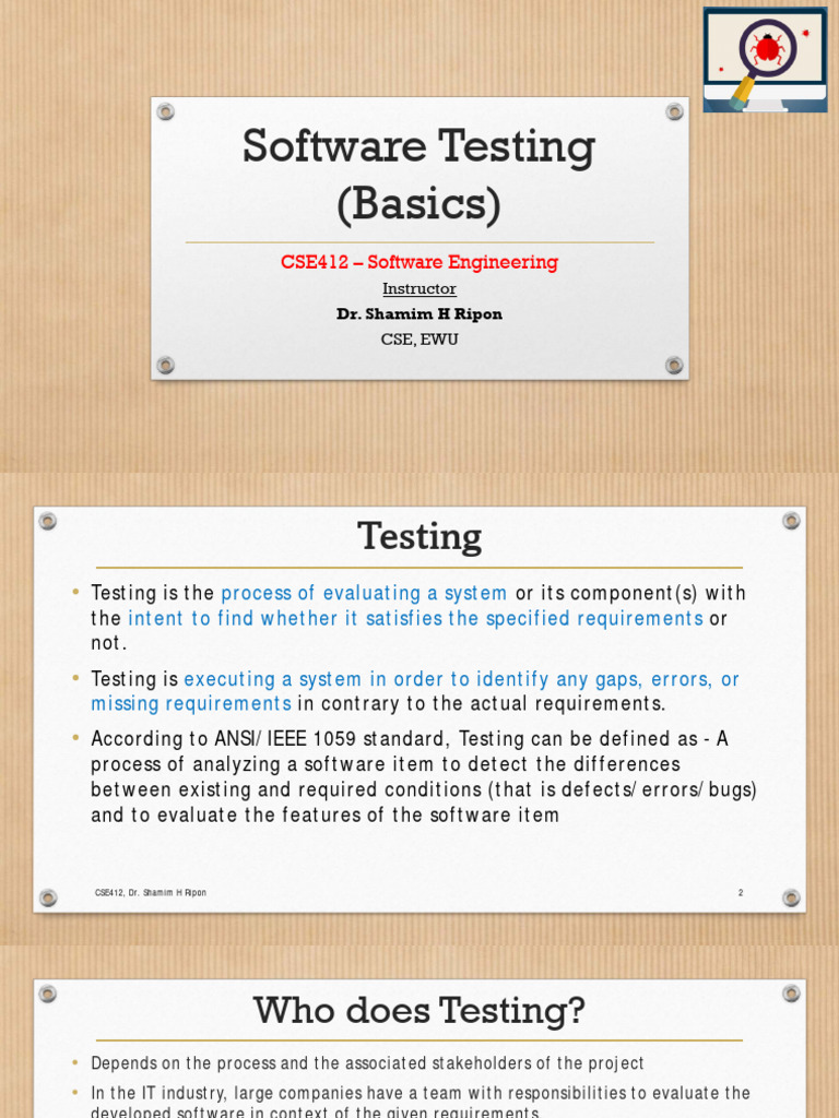 Software Testing | PDF | Software Testing | Unit Testing