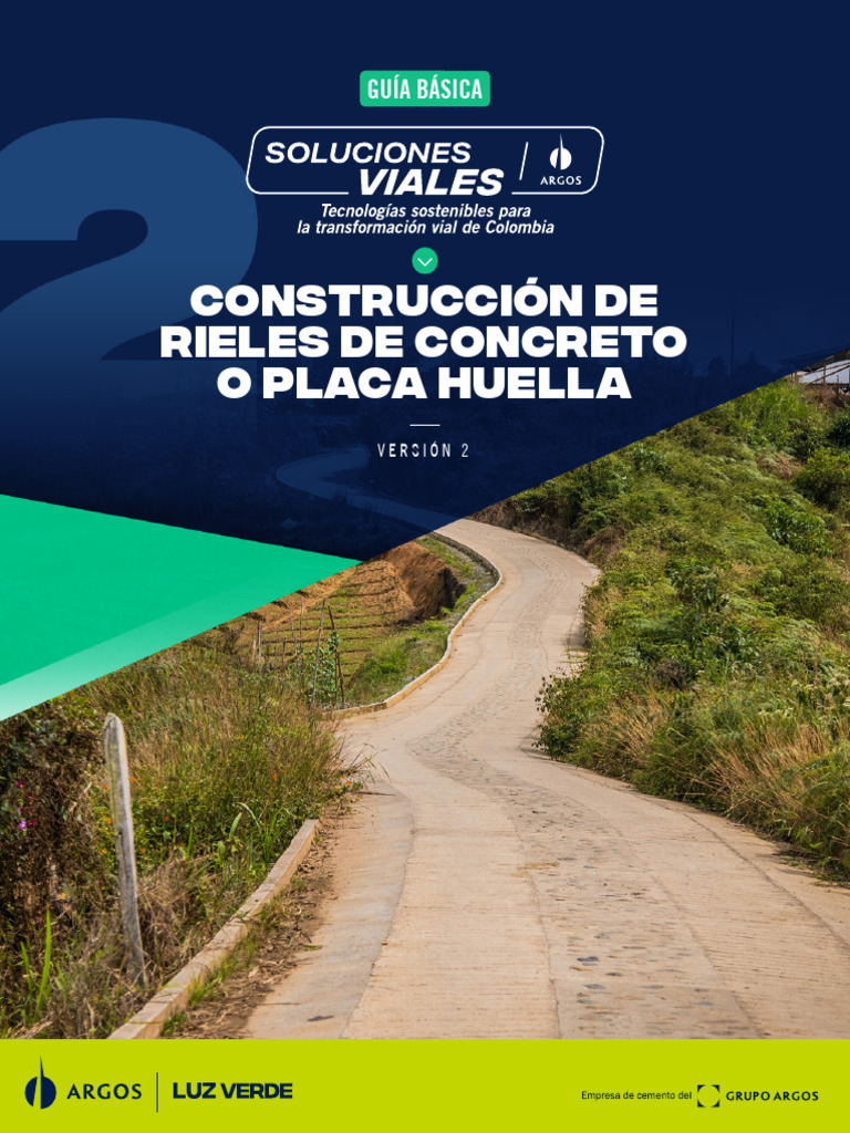 Cartilla Placa Huella Soluciones Viales | PDF | Hormigón | Materiales ...