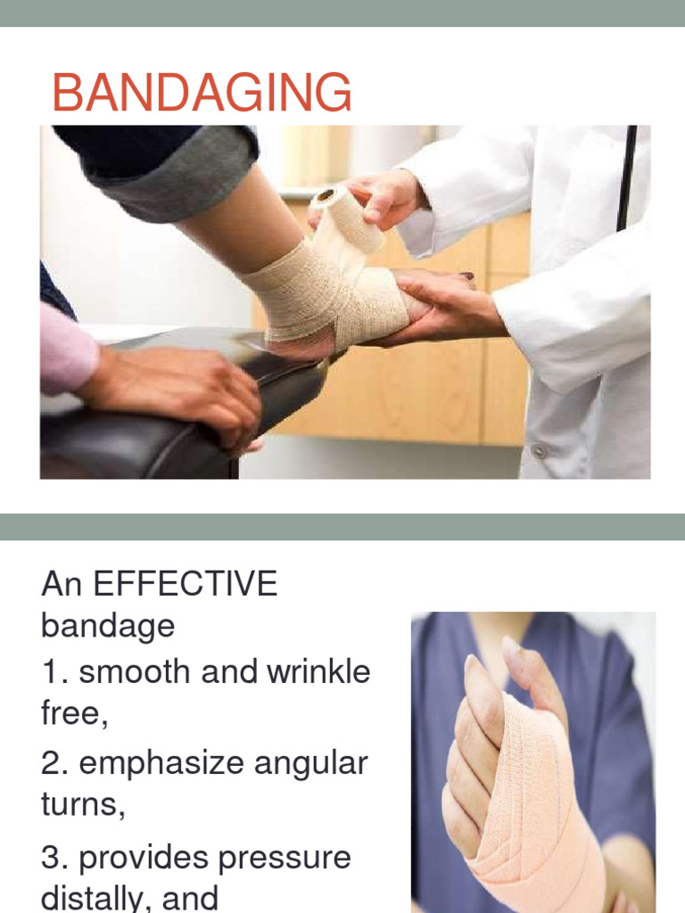 Bandaging and Taping Techniques | PDF | Amputation | Musculoskeletal System