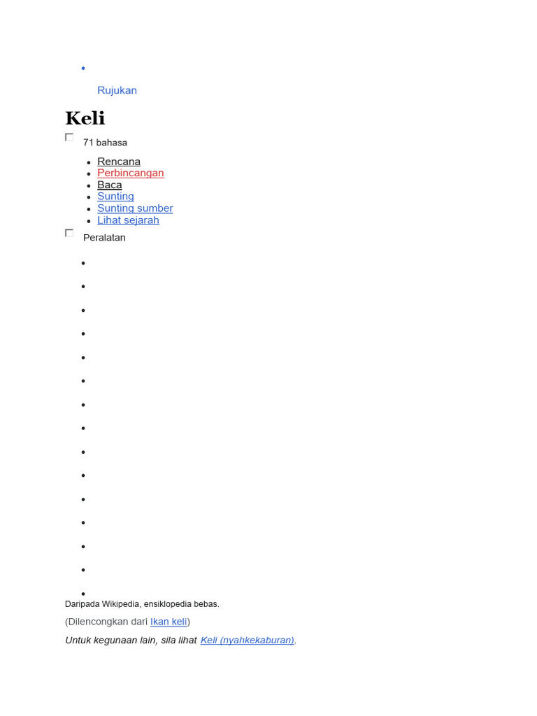 Ikan Keli | PDF