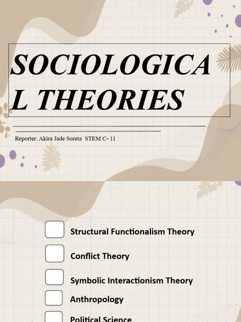 Sociological Th-Wps Office (Replica) | PDF | Sociology | Society