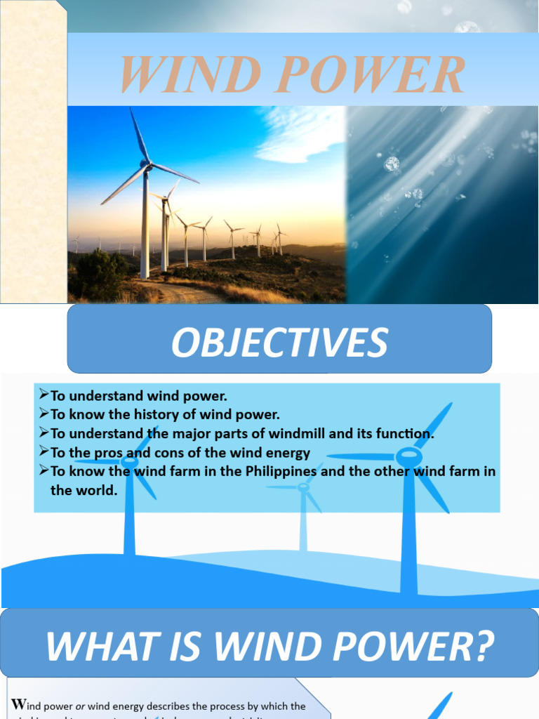 Wind Power Group 4 | PDF | Wind Power | Wound