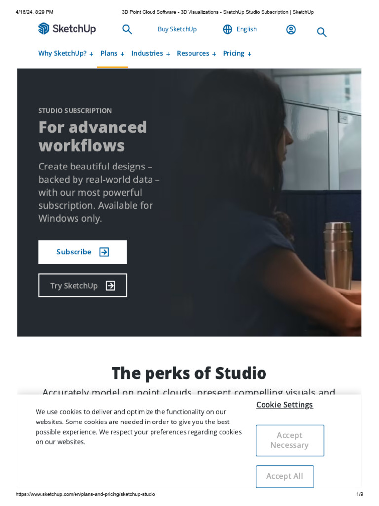 3D Point Cloud Software - 3D Visualizations - SketchUp Studio Subscription - SketchUp | PDF ...