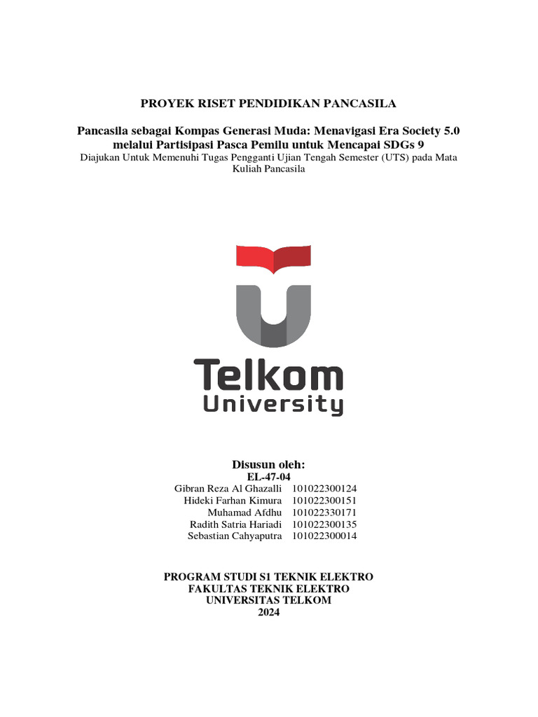Proyek Riset Pendidikan Pancasila - Pancasila Sebagai Kompas Generasi Muda | PDF