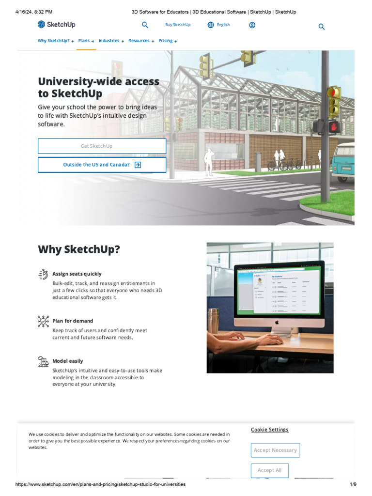 SketchUp for Higher Education Software | PDF | Sketch Up | Computing